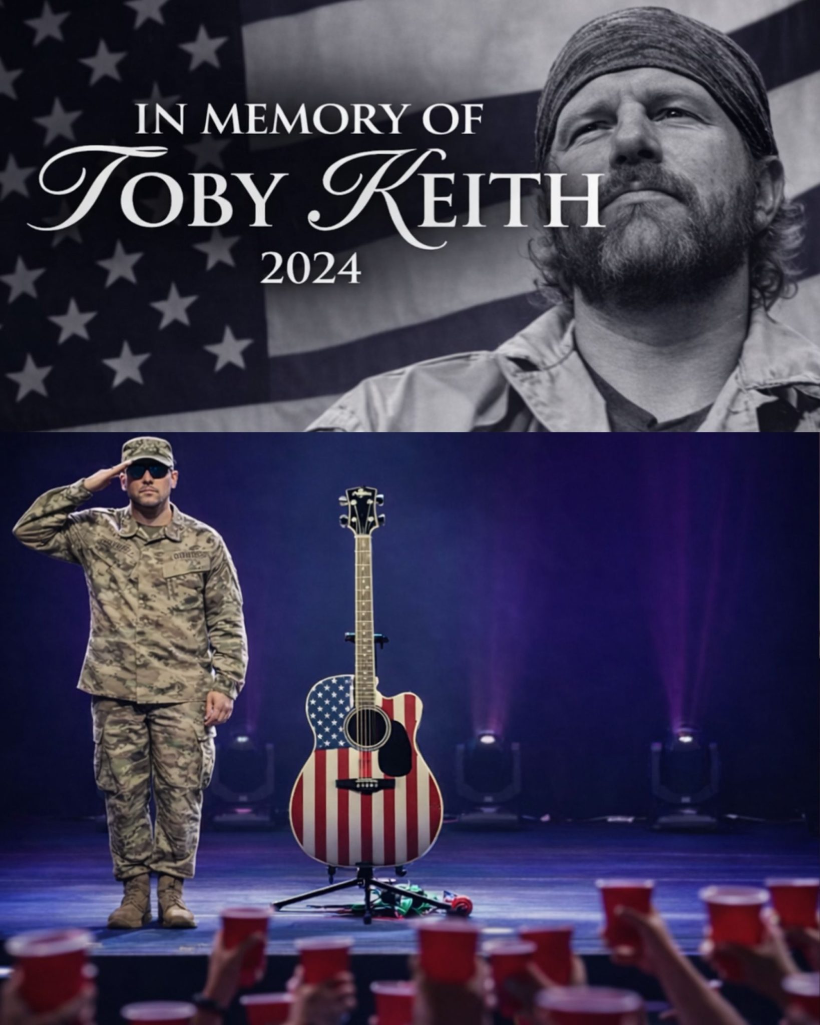 10,000 RED SOLO CUPS RAISED AT THE SAME TIME. No one told anyone. When ...